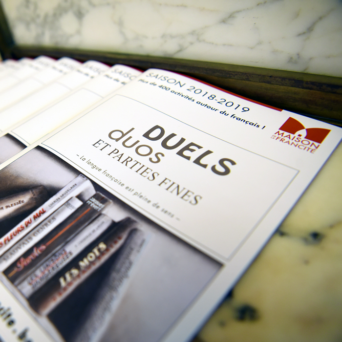 La Maison de la francité | DUOS, DUELS ET PARTIES FINES